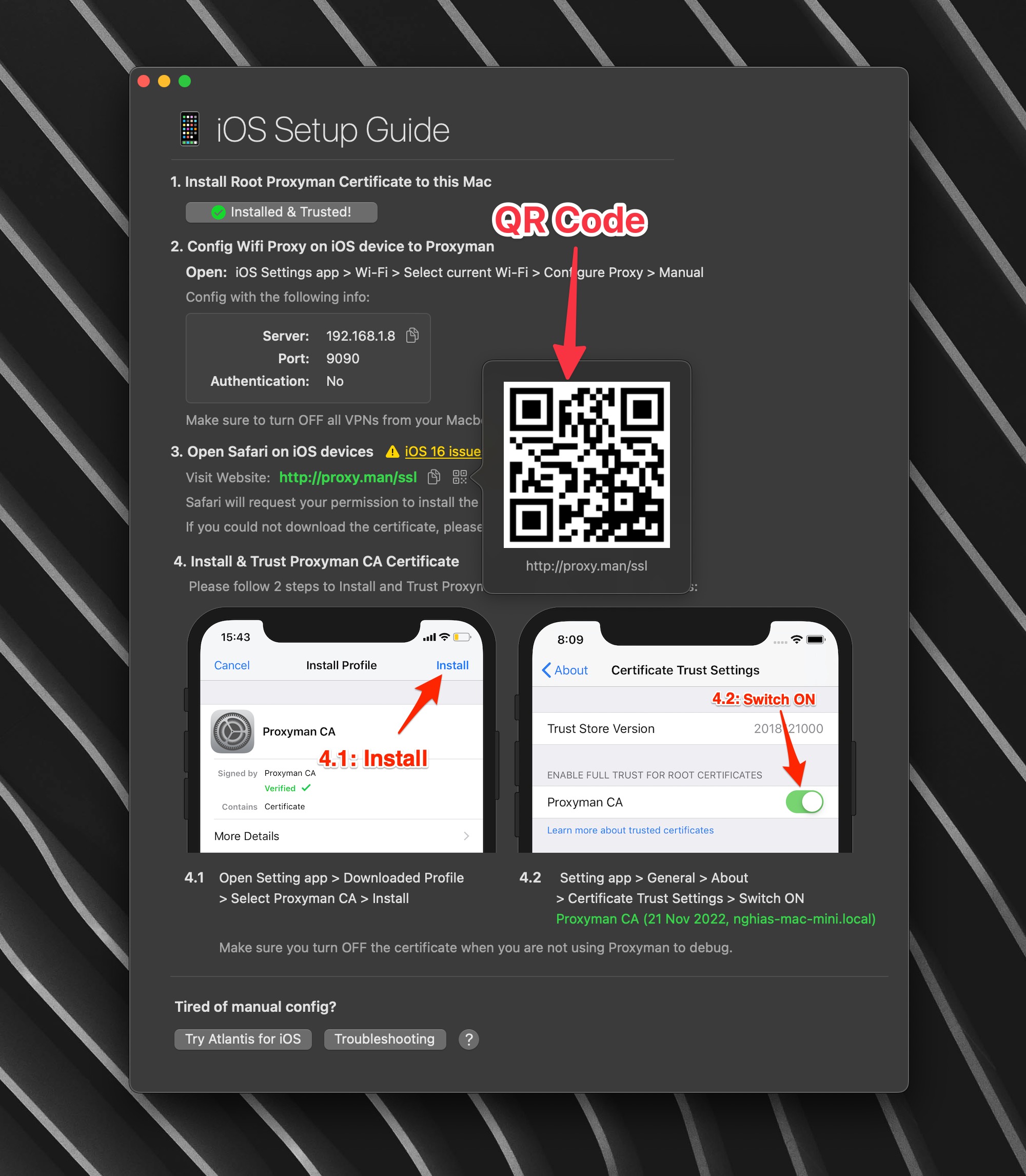 Add Qr Code For Proxy Man Ssl · Issue 187 · Proxymanapp Proxyman Windows Linux · Github