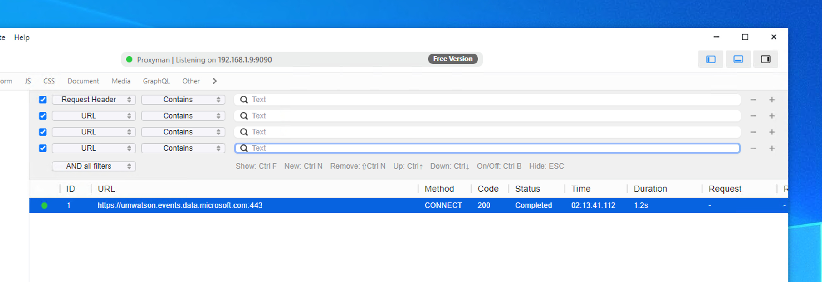 [bug] Limit The Multiple Filter For The Free Version · Issue 177 · Proxymanapp Proxyman Windows