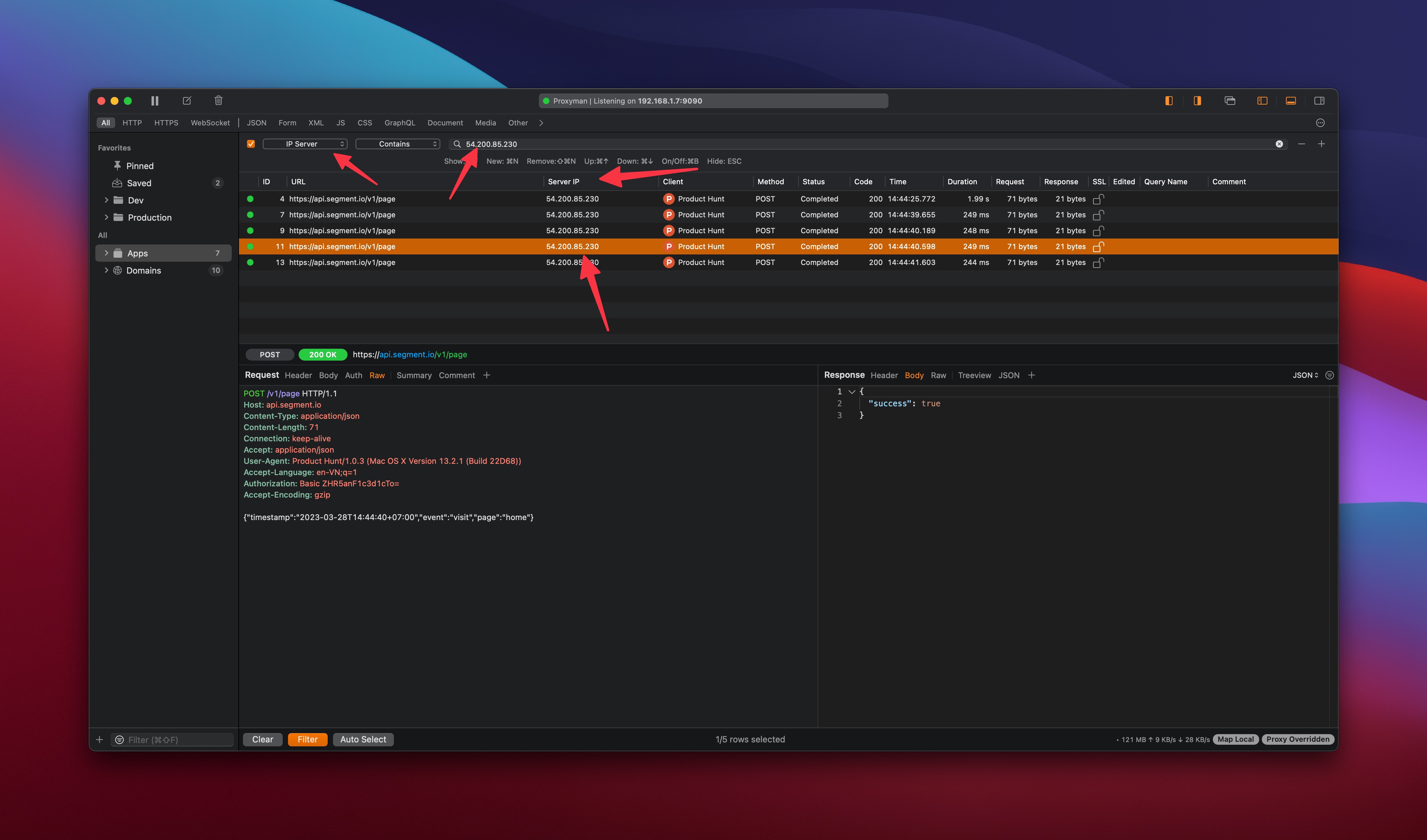 Add Filter for the Client Name · Issue #1586 · ProxymanApp/Proxyman · GitHub