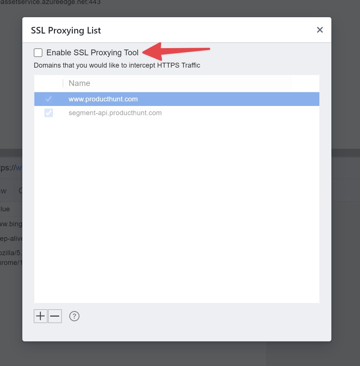 Bug Enable Ssl Proxy On Particular Domain Doesnt Enable The Ssl Tool · Issue 226 