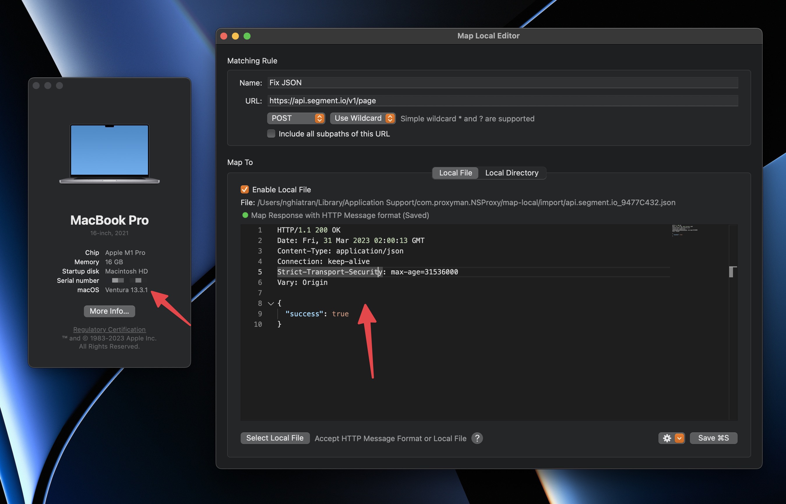 local mapping editor is unable · Issue #1596 · ProxymanApp/Proxyman · GitHub