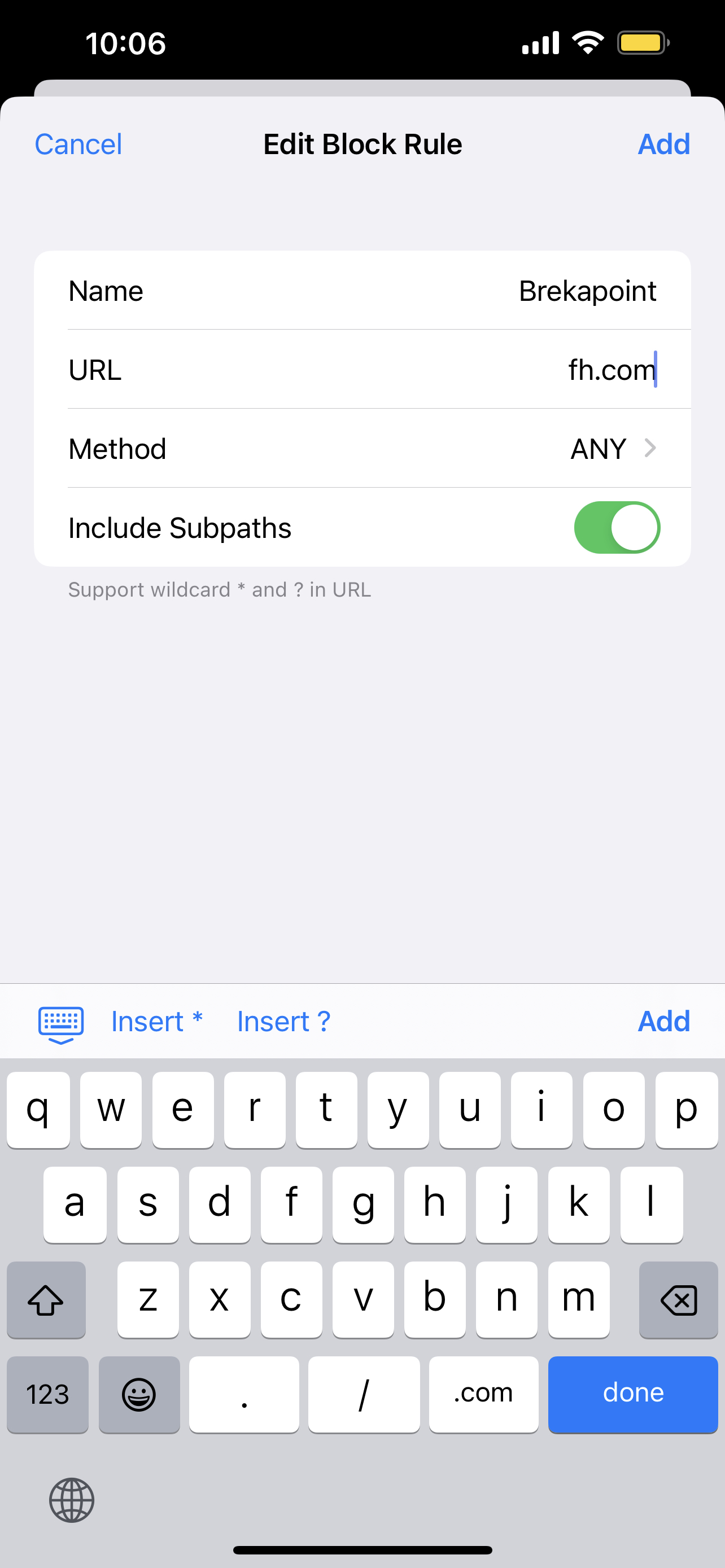 [Breakpoint][iOS] #2 Breakpoint Edit Rule View · Issue #1598 · ProxymanApp/Proxyman · GitHub