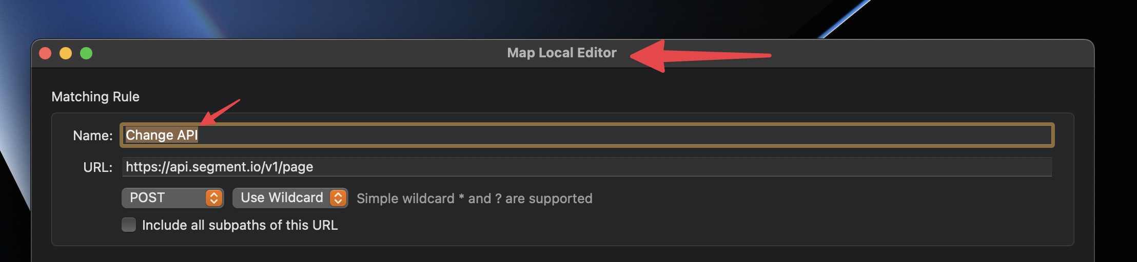 Show Rule Title on Map Local Editor or Script Editor · Issue #1600 · ProxymanApp/Proxyman · GitHub