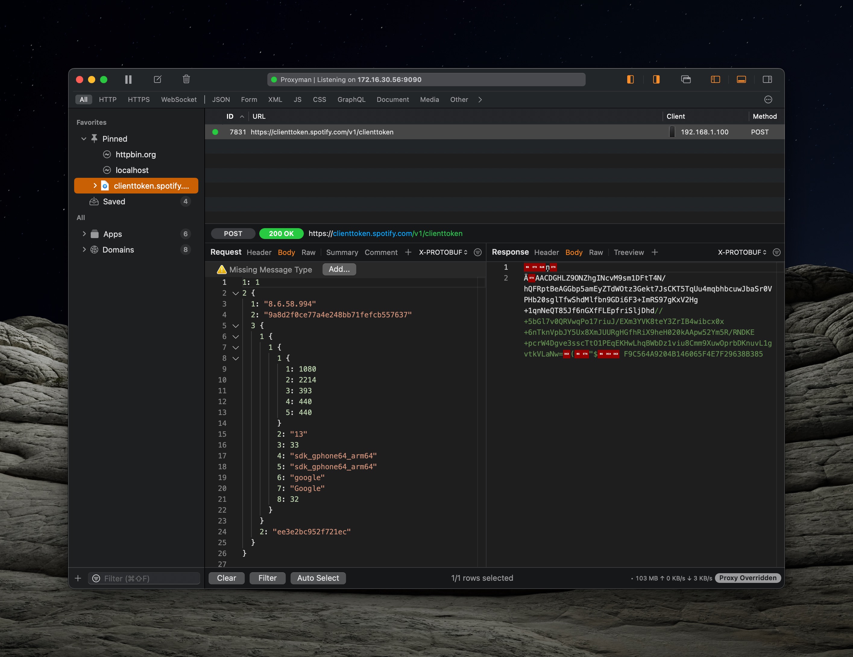 [BUG] Export to HAR doesn't include request body · Issue #1614 · ProxymanApp/Proxyman · GitHub