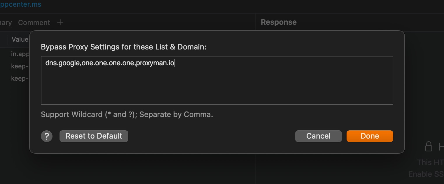 [Venutra M1] Bypass List for External Proxies not working · Issue #1617 · ProxymanApp/Proxyman ...