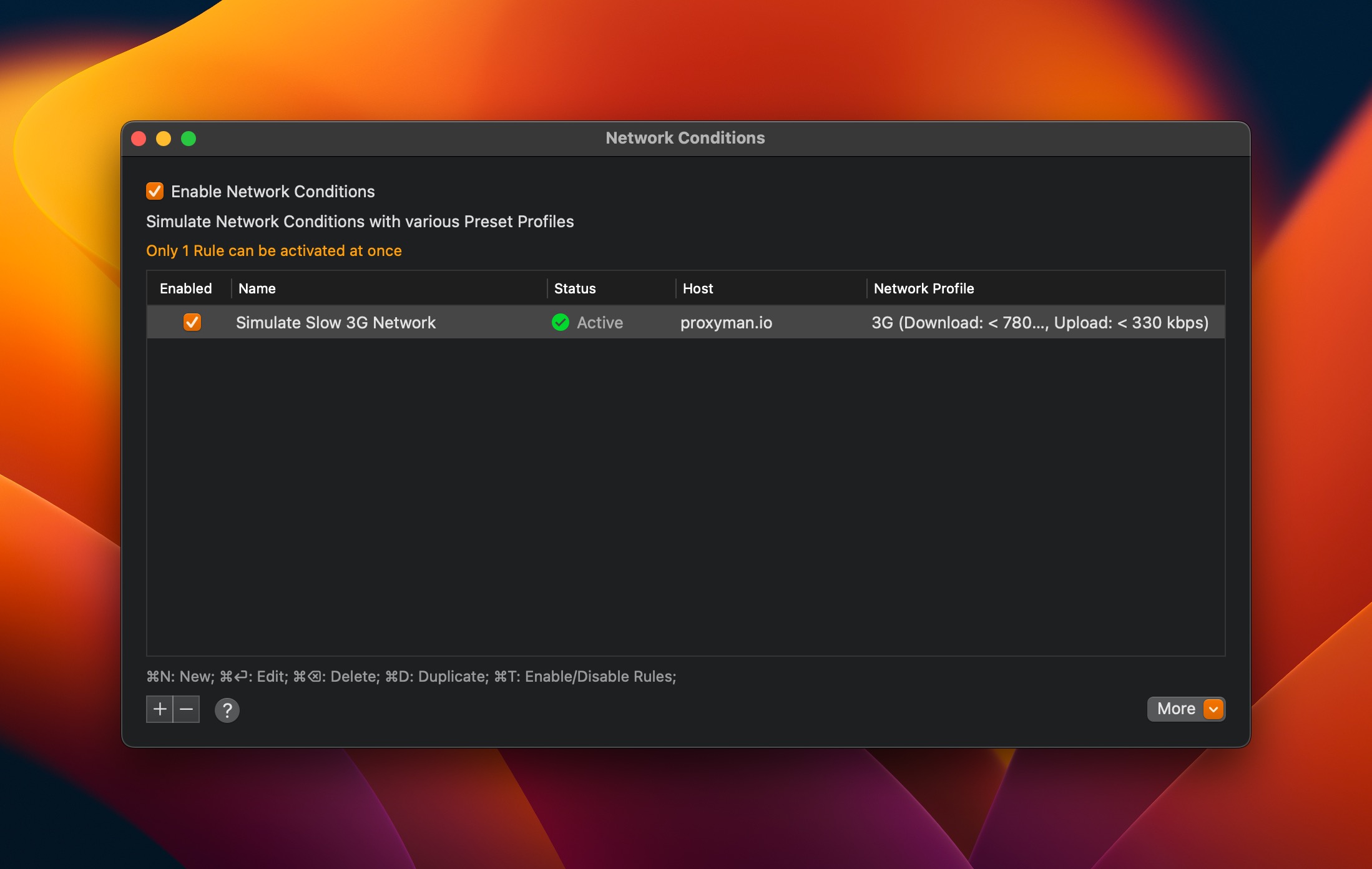 Network Condition Ui 1 · Issue 311 · Proxymanapp Proxyman Windows Linux · Github