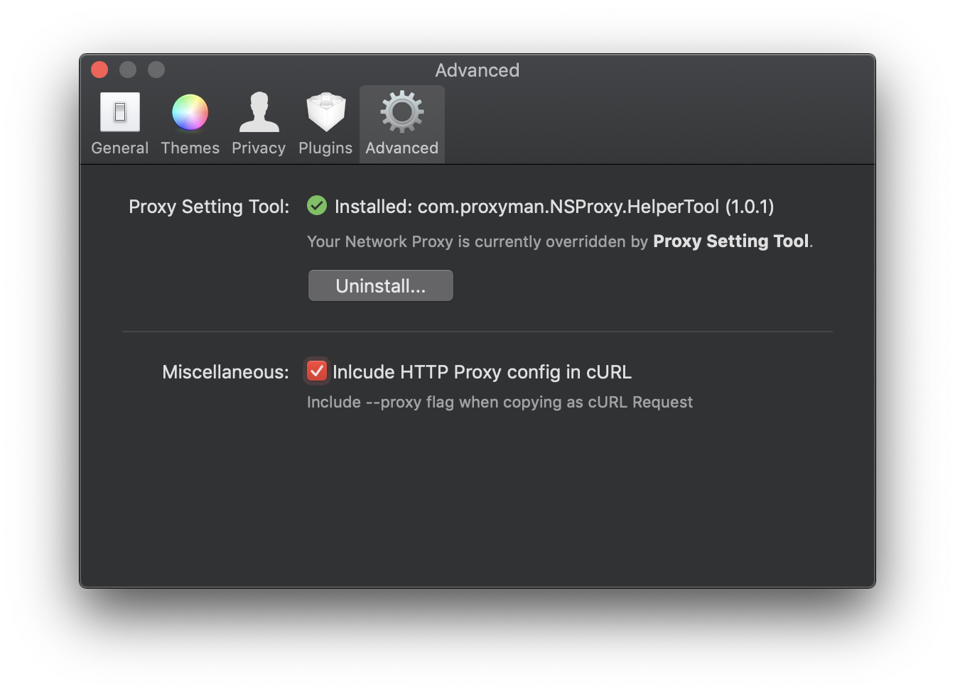Add HTTP Proxy to cURL · Issue #252 · ProxymanApp/Proxyman · GitHub