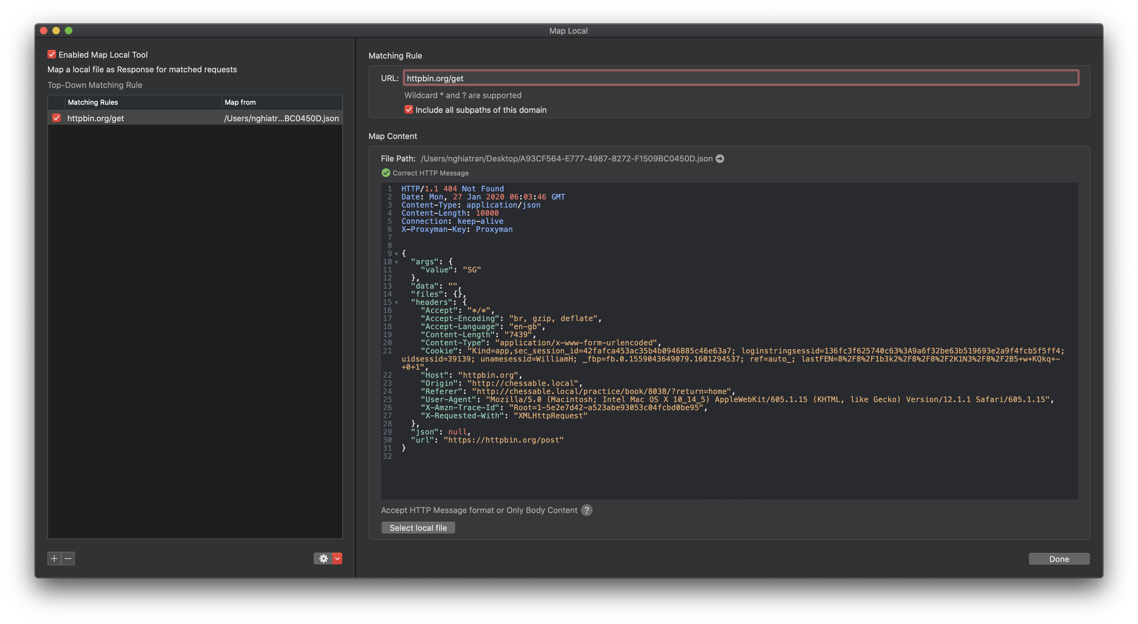 Map Local Feature V2 · Issue 345 · Proxymanappproxyman · Github 