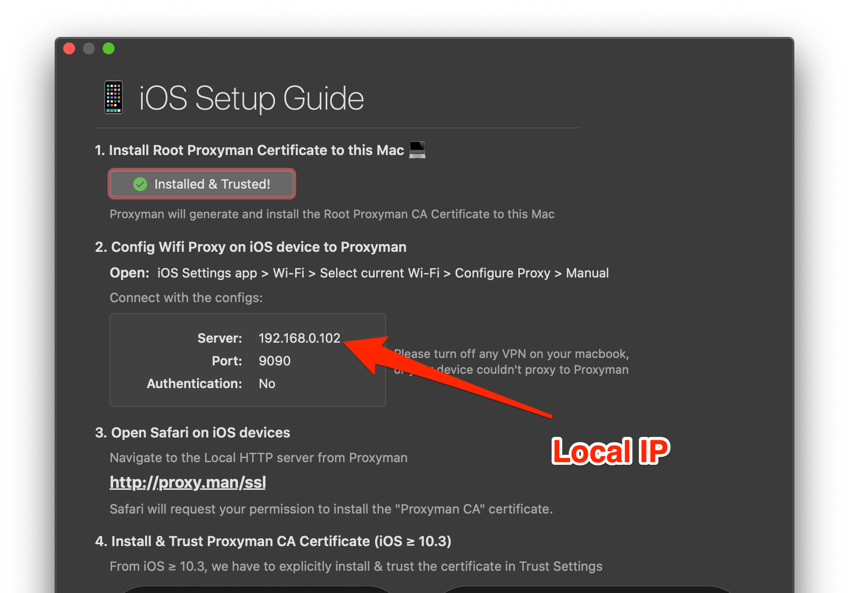 Can't view local IP · Issue #437 · ProxymanApp/Proxyman · GitHub