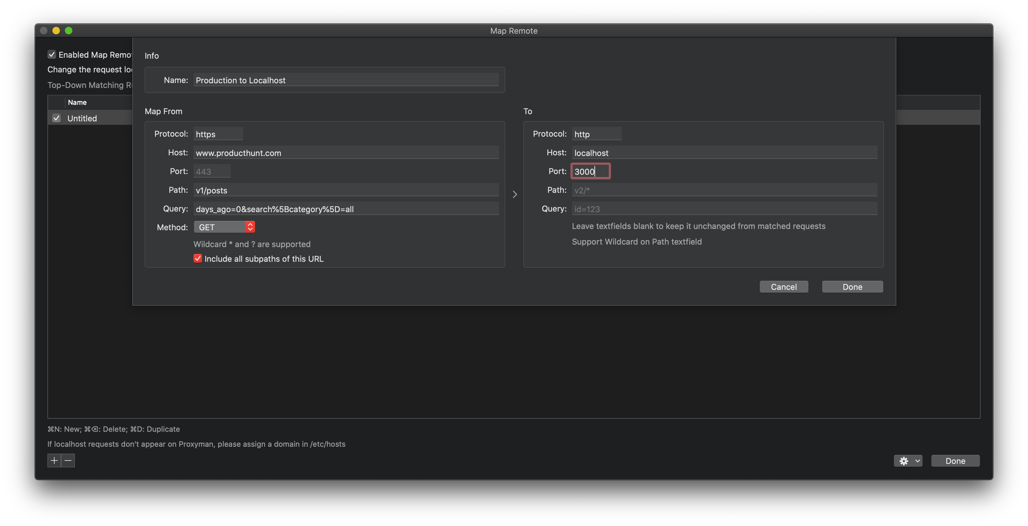 [Feature] Map Local - Remote depending on request method type · Issue #469 · ProxymanApp ...