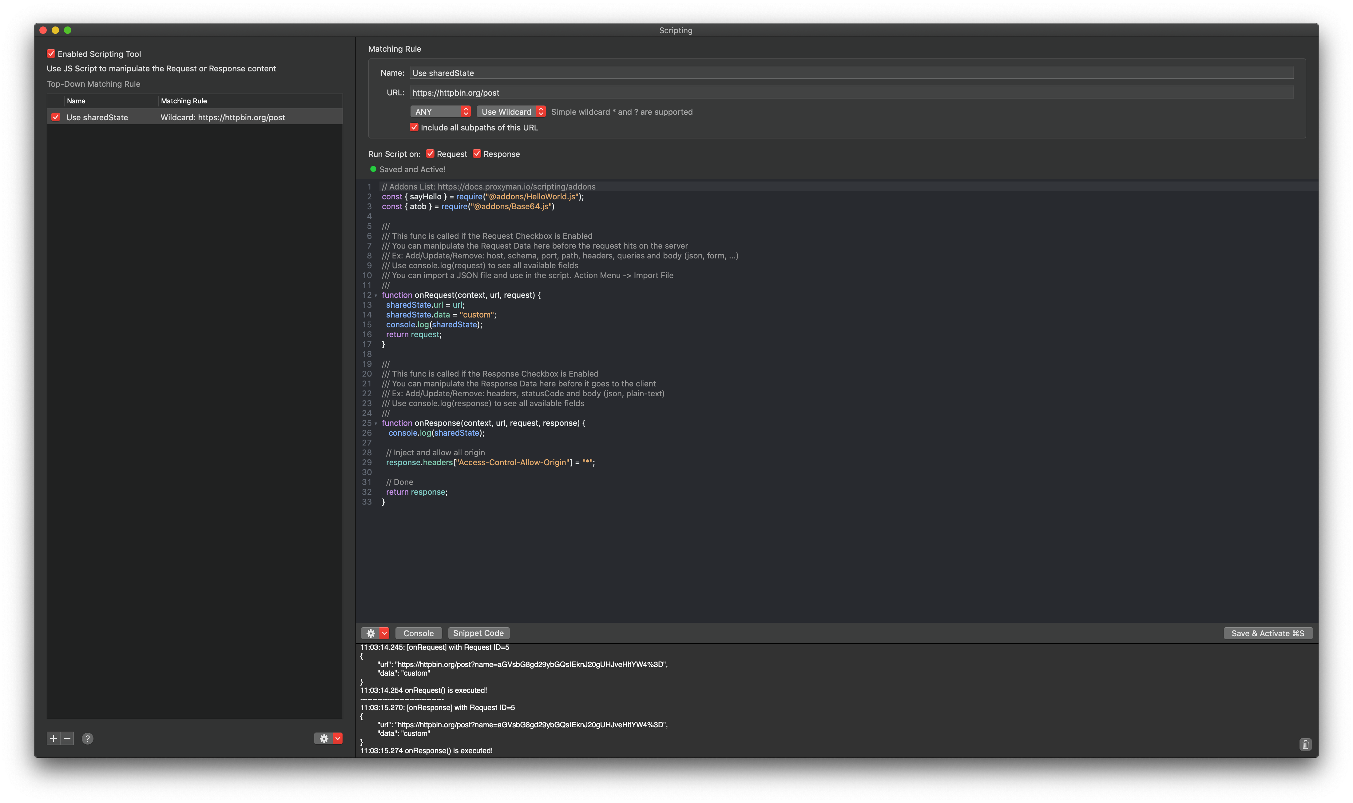 Scripting persist state between `onRequest` and `onResponse` · Issue #611 · ProxymanApp/Proxyman ...