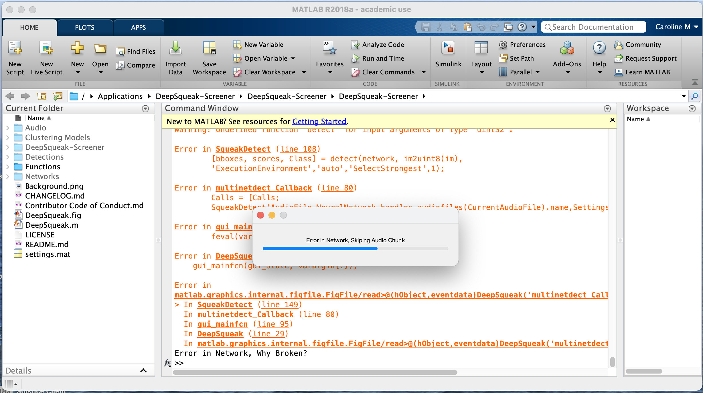 Multiple calls not detected · Issue #106 · DrCoffey/DeepSqueak · GitHub
