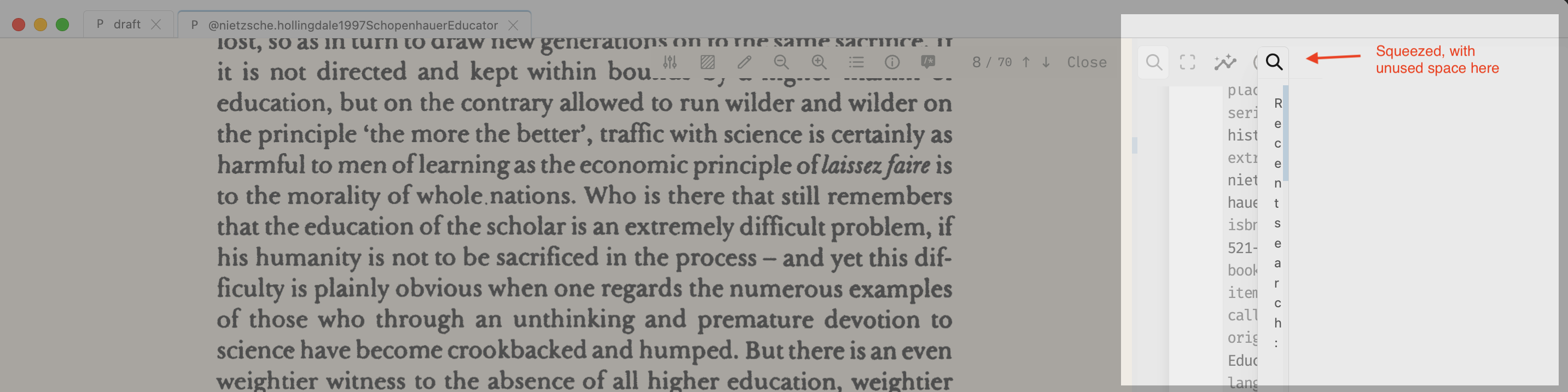 Search bar squeezed when reading pdf · Issue #8 · yoyurec/logseq-awesome-ui · GitHub