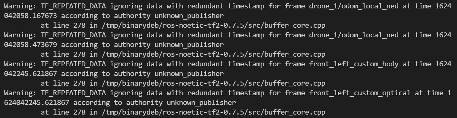 Ros noetic TF_REPEATED_DATA · Issue #3749 · microsoft/AirSim · GitHub
