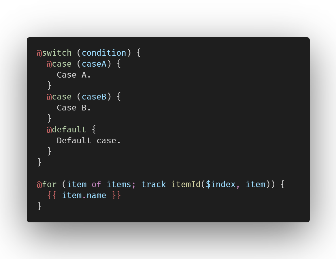 Compatibility with the new control flow syntax Angular · Issue #89 ...
