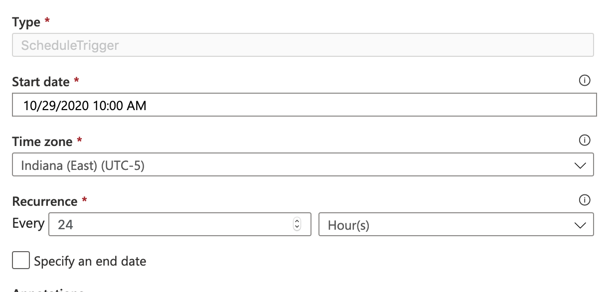 this feature is not working at all for existing triggers updated to use local time zone (and ...