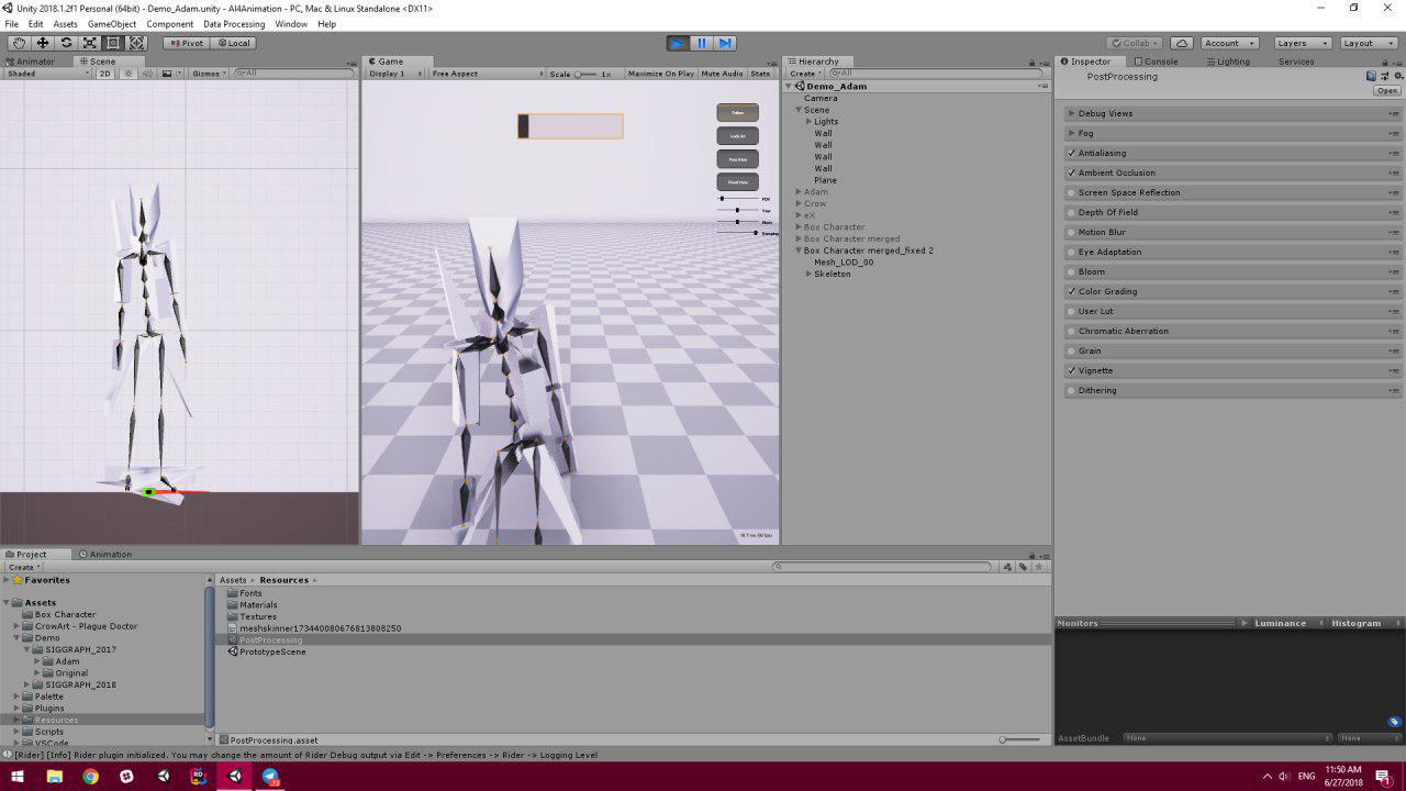 Set custom character · Issue #8 · sebastianstarke/AI4Animation · GitHub