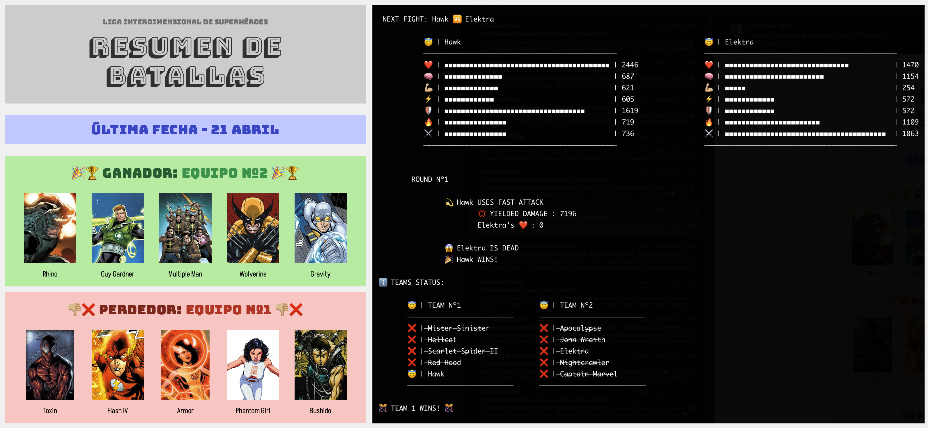 GitHub - cnsfeir/superhero-league: Python simulation of the ...