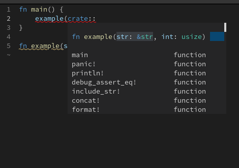 Weird overlap between function parameter popup, and completion popup · Issue #5372 · helix ...