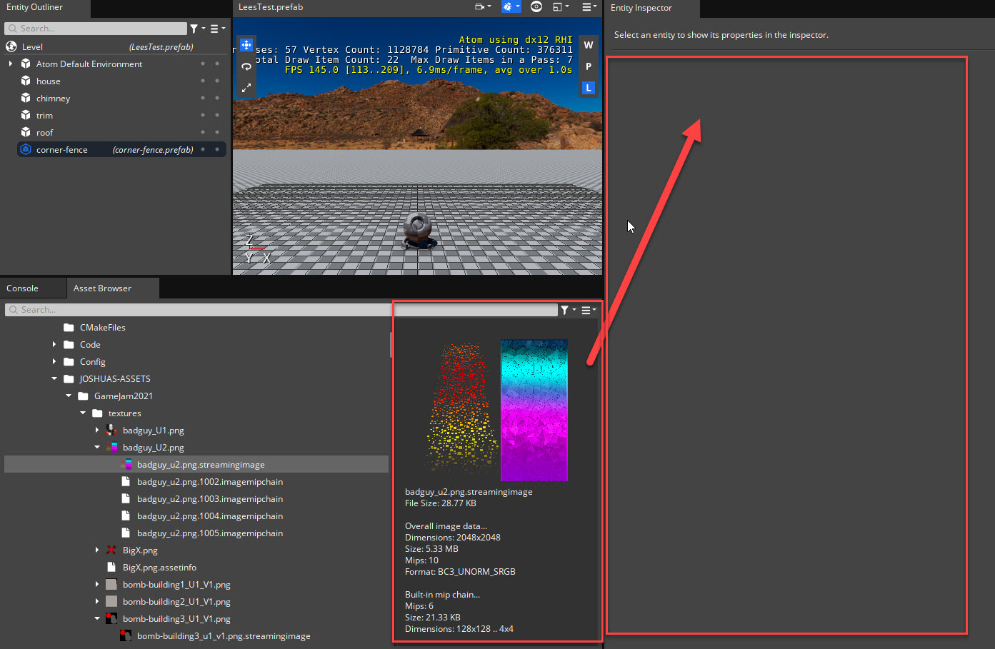 16 - New detail panel for the Asset Browser inside inspector · Issue #12856 · o3de/o3de · GitHub