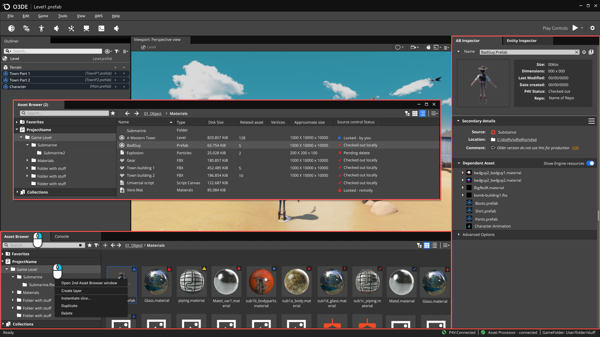 Asset Browser - Multi browser experience · Issue #12870 · o3de/o3de · GitHub