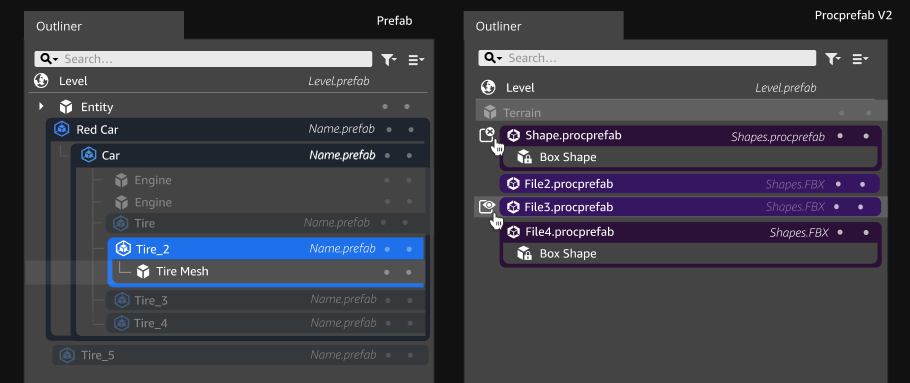 Dafault Symbolisim For Procprefab Is Getting Mixed Up In The Editor · Issue 12948 · O3deo3de 