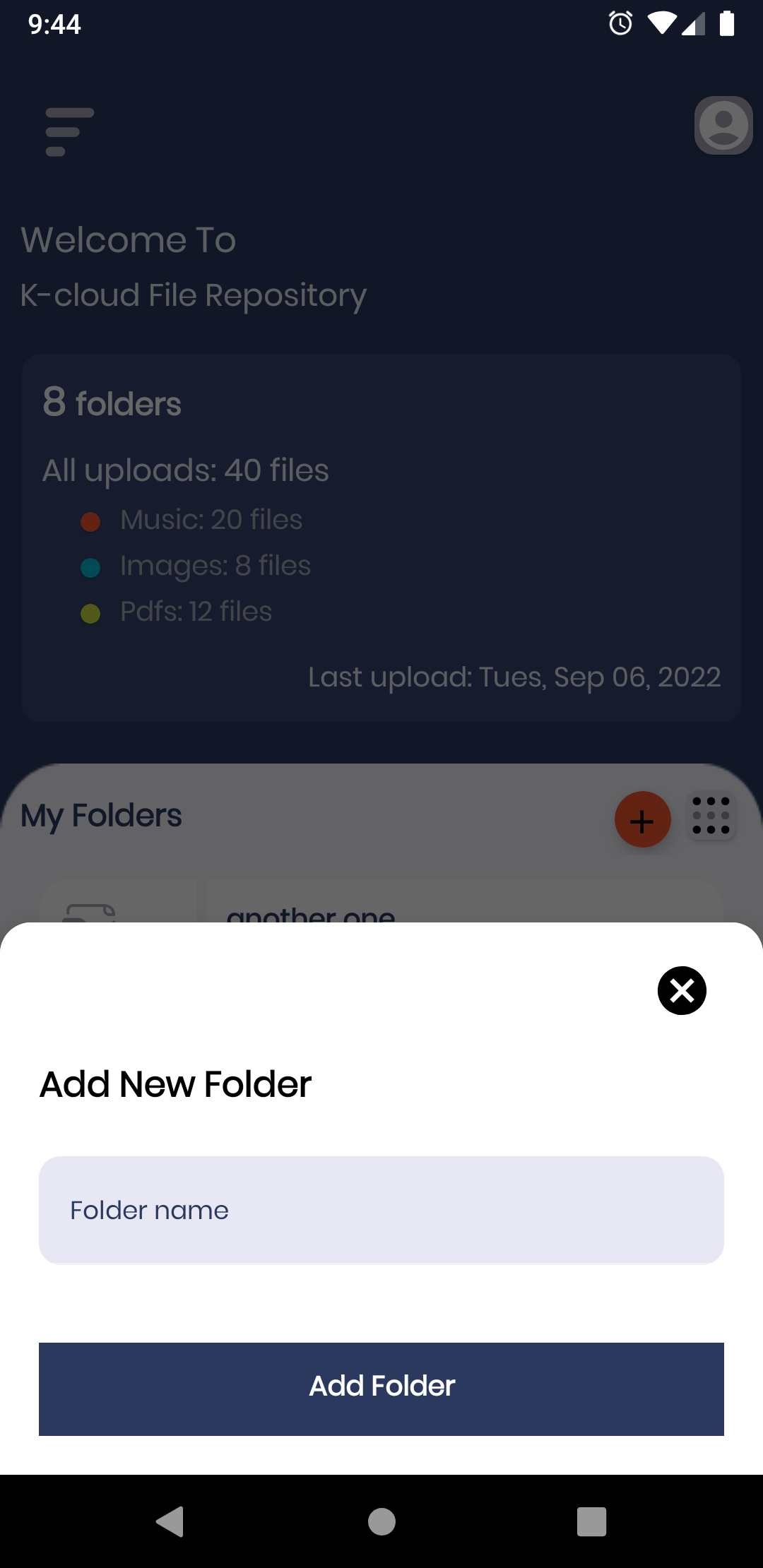 GitHub - iZeroKim/K-cloud: K-cloud is a file repository utility. It is a personal document safe ...