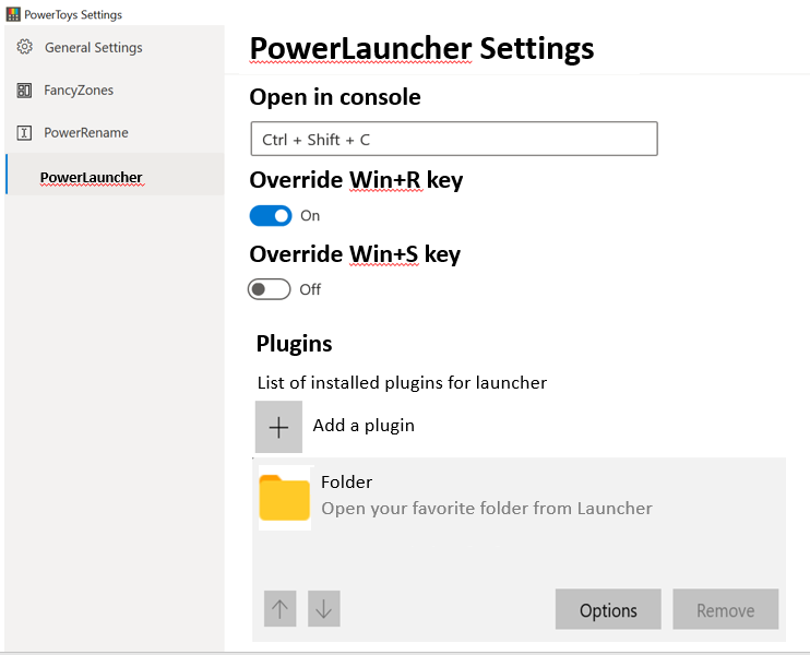 Settings V2 UI Task: PowerLauncher Settings · Issue #1484 · microsoft ...