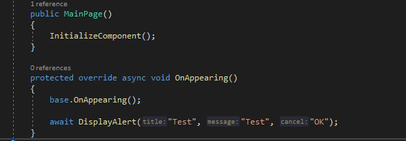 [Bug] [UWP] DisplayAlert renders all controls disabled on a page · Issue #9756 · xamarin/Xamarin ...