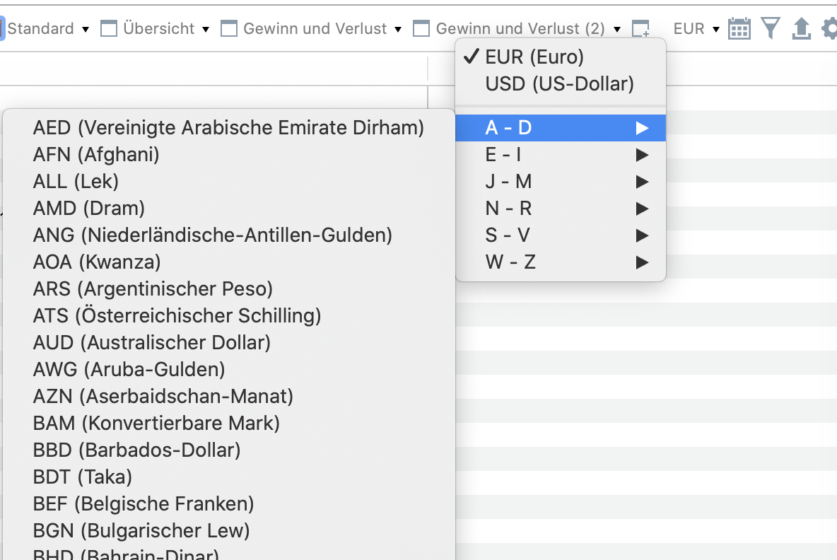 UI: Hide unused currencies in submenu in dropdown · Issue #1876 ...