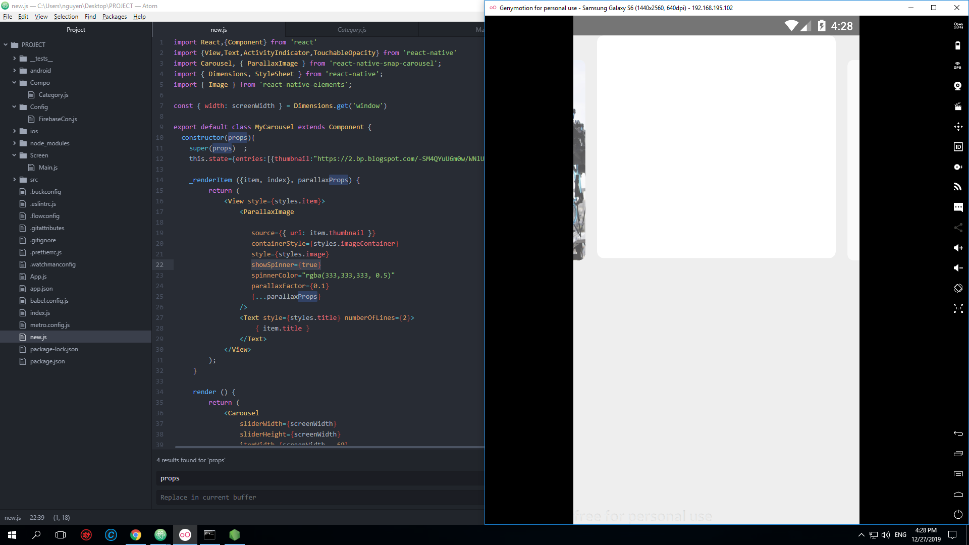 I Set showSpinner={true} but not any thing happen · Issue #640 · meliorence/react-native-snap ...