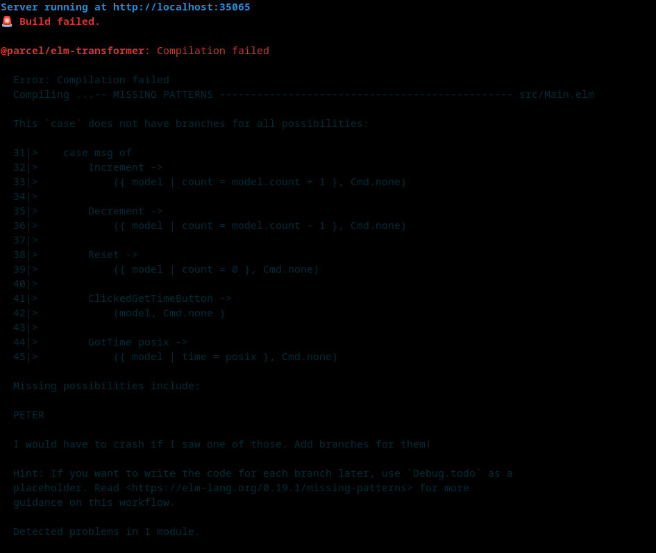 Elm compiler error output hard to read in terminal · Issue #7957 ...