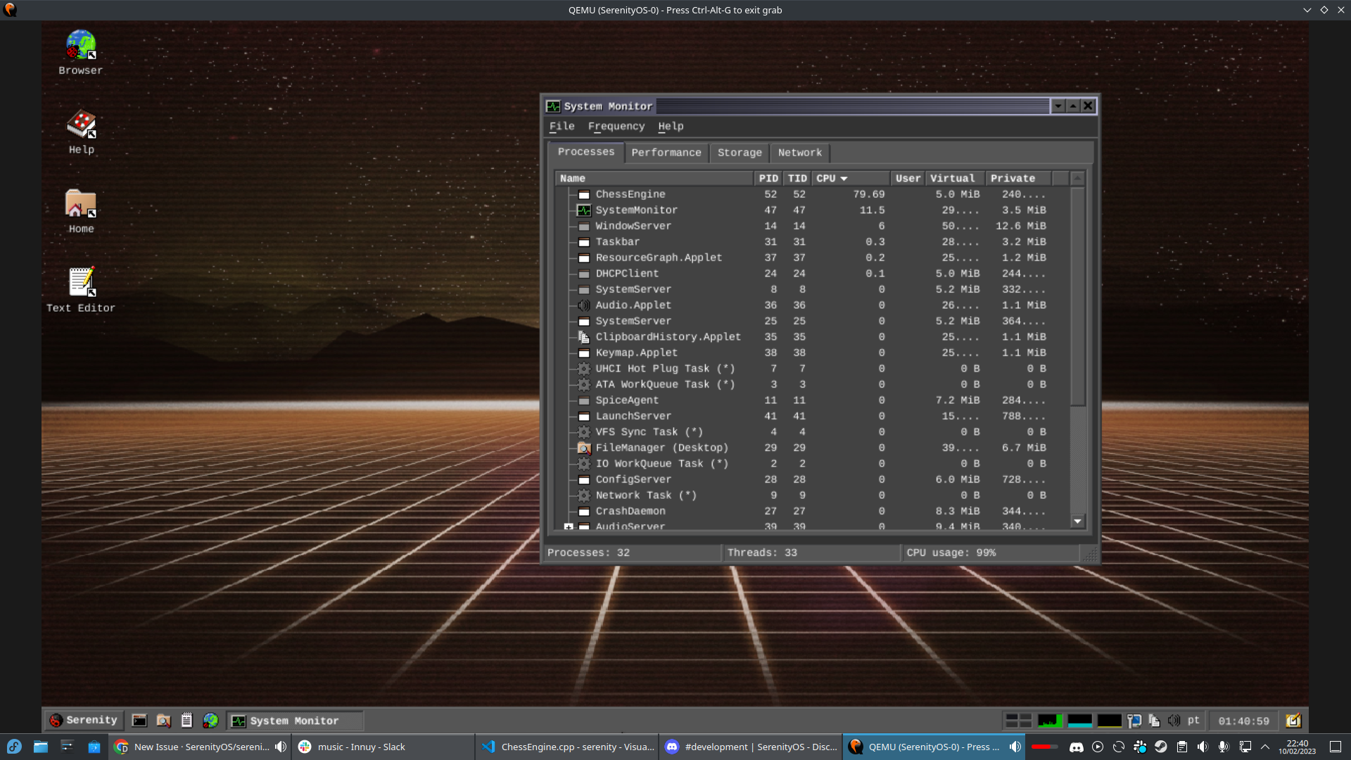Chess: Closing the game window makes the ChessEngine process rapidly approaches 100% CPU · Issue ...