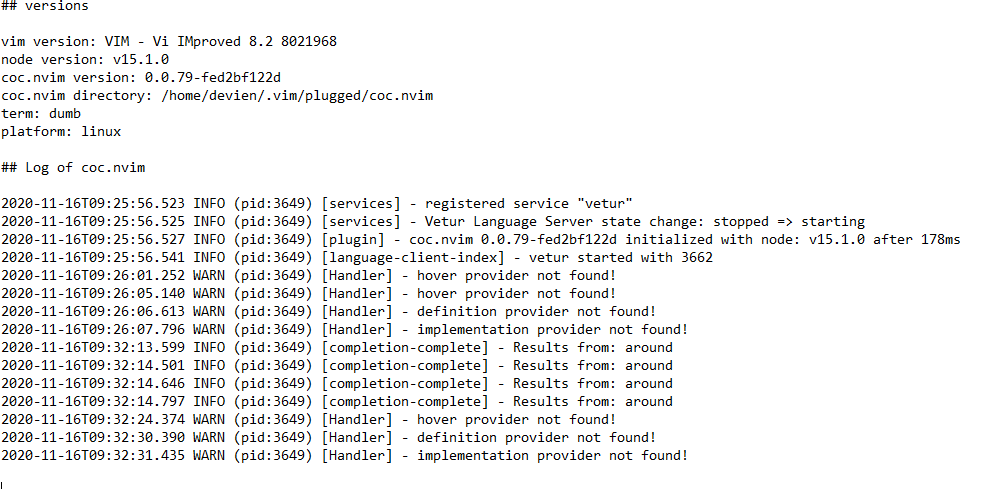 Vue Language Server Not Able To Startup On Fresh Wsl Installation · Issue 2475 · Vuejsvetur