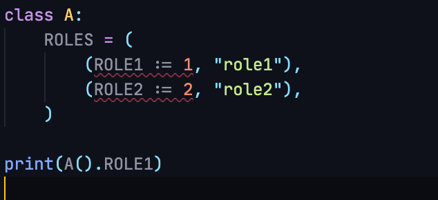 Pylance reports a problem when a walrus operator is used in a class ...