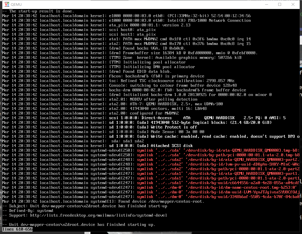 Failed To Boot A Vm Guest Only In Centos 7x With A Vhost User Blk Pci Disk · Issue 1836 · Spdk