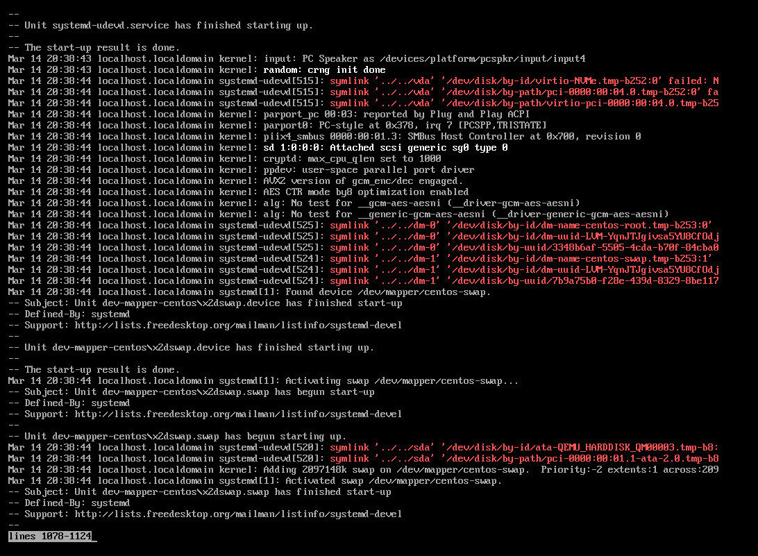 Failed to boot a VM guest Only in CentOS 7.x with a vhost-user-blk-pci disk · Issue #1836 · spdk ...