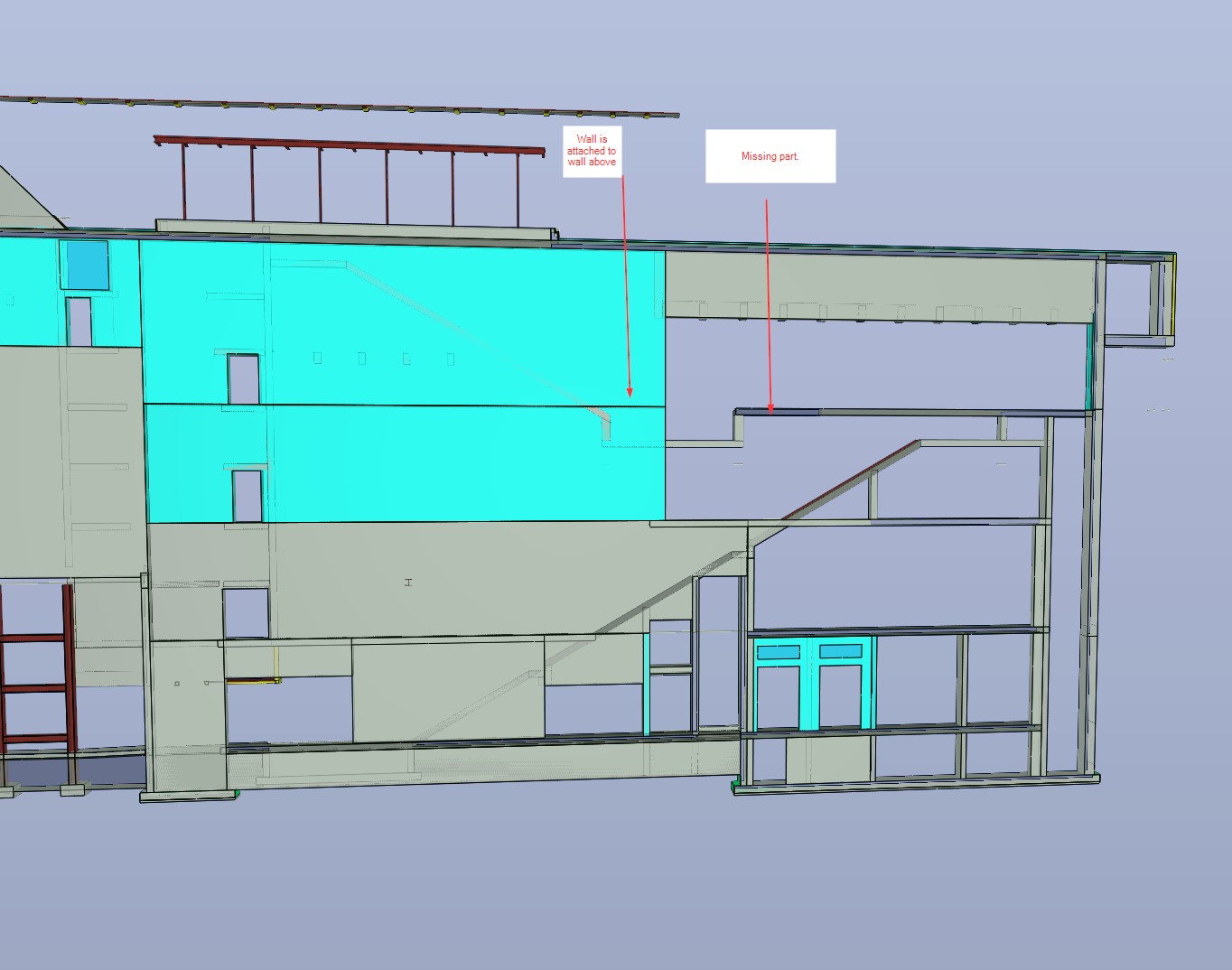 Parts of walls are missing when exported using 22.5 · Issue #477 · Autodesk/revit-ifc · GitHub