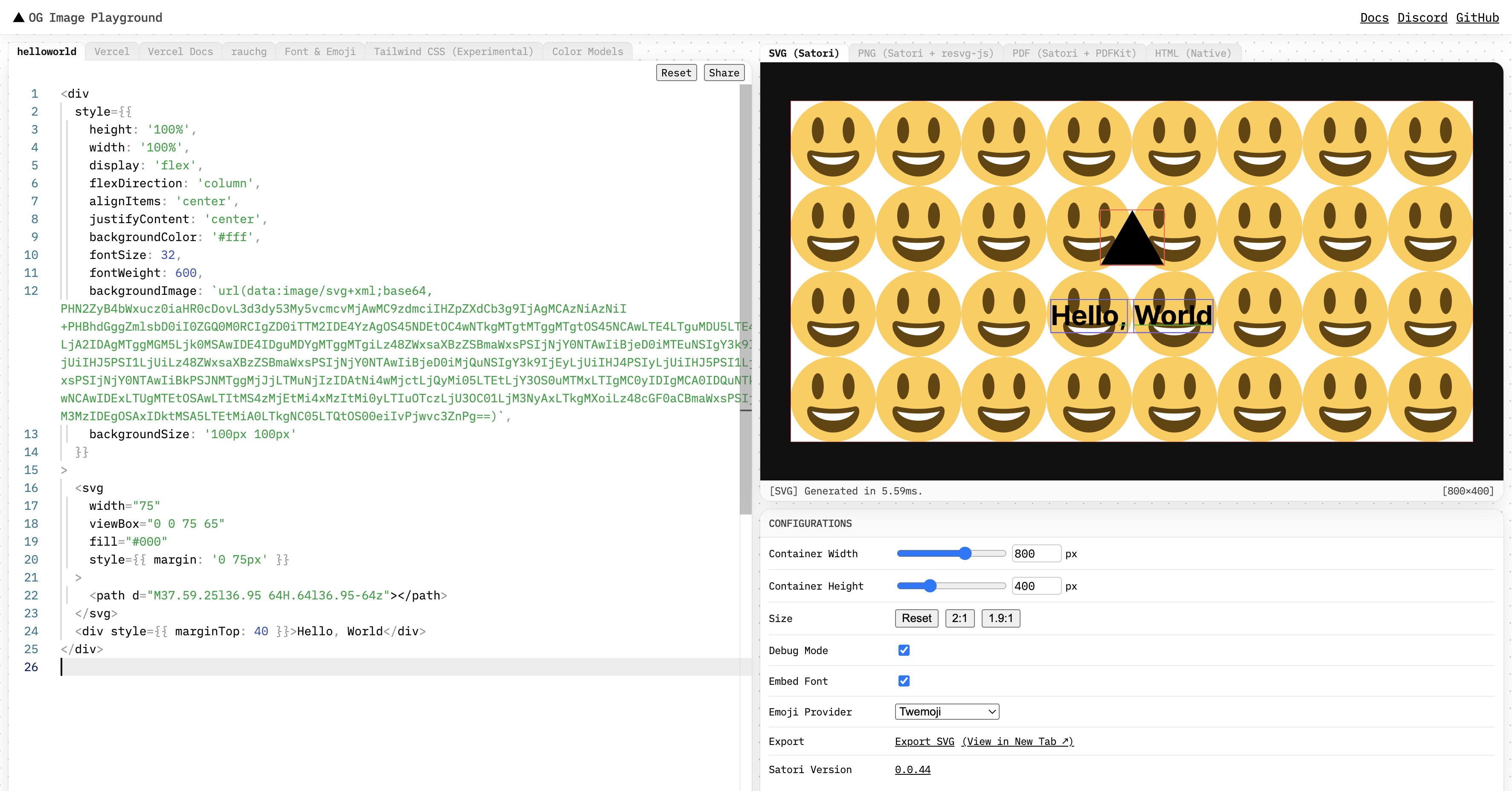 Background Image missing when Data URI is specified · Issue #304 · vercel/satori · GitHub