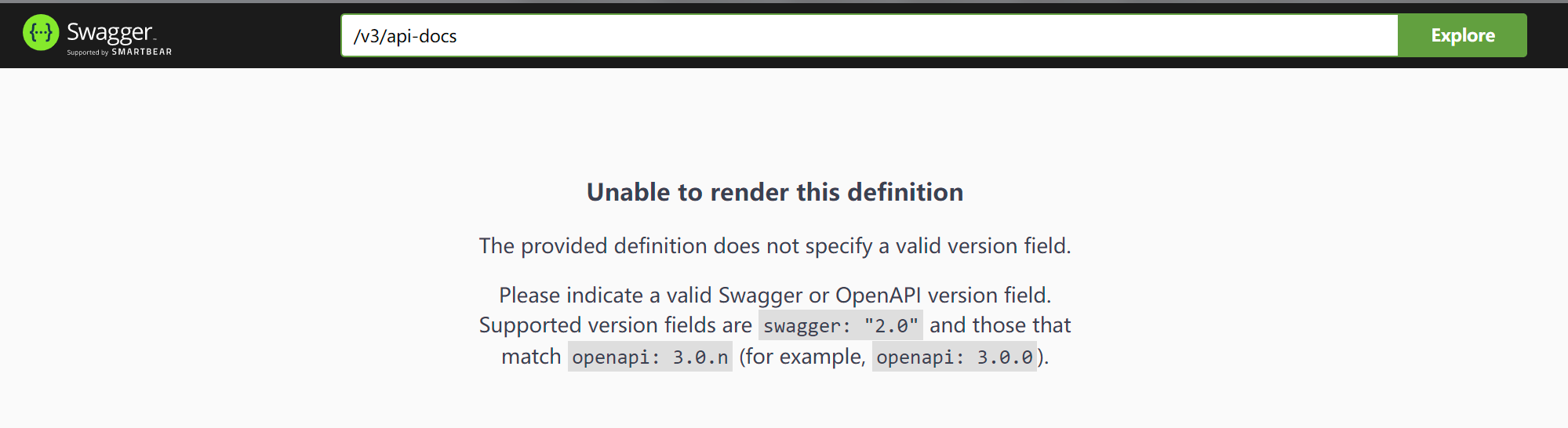 In This Situation,i Cant Get My Swagger Ui Content · Issue 2258 · Springdocspringdoc Openapi