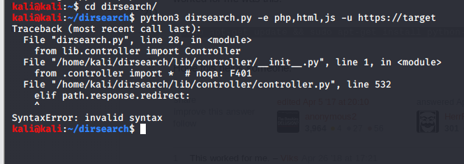 Error: from lib.controller import Controller · Issue #630 · maurosoria ...