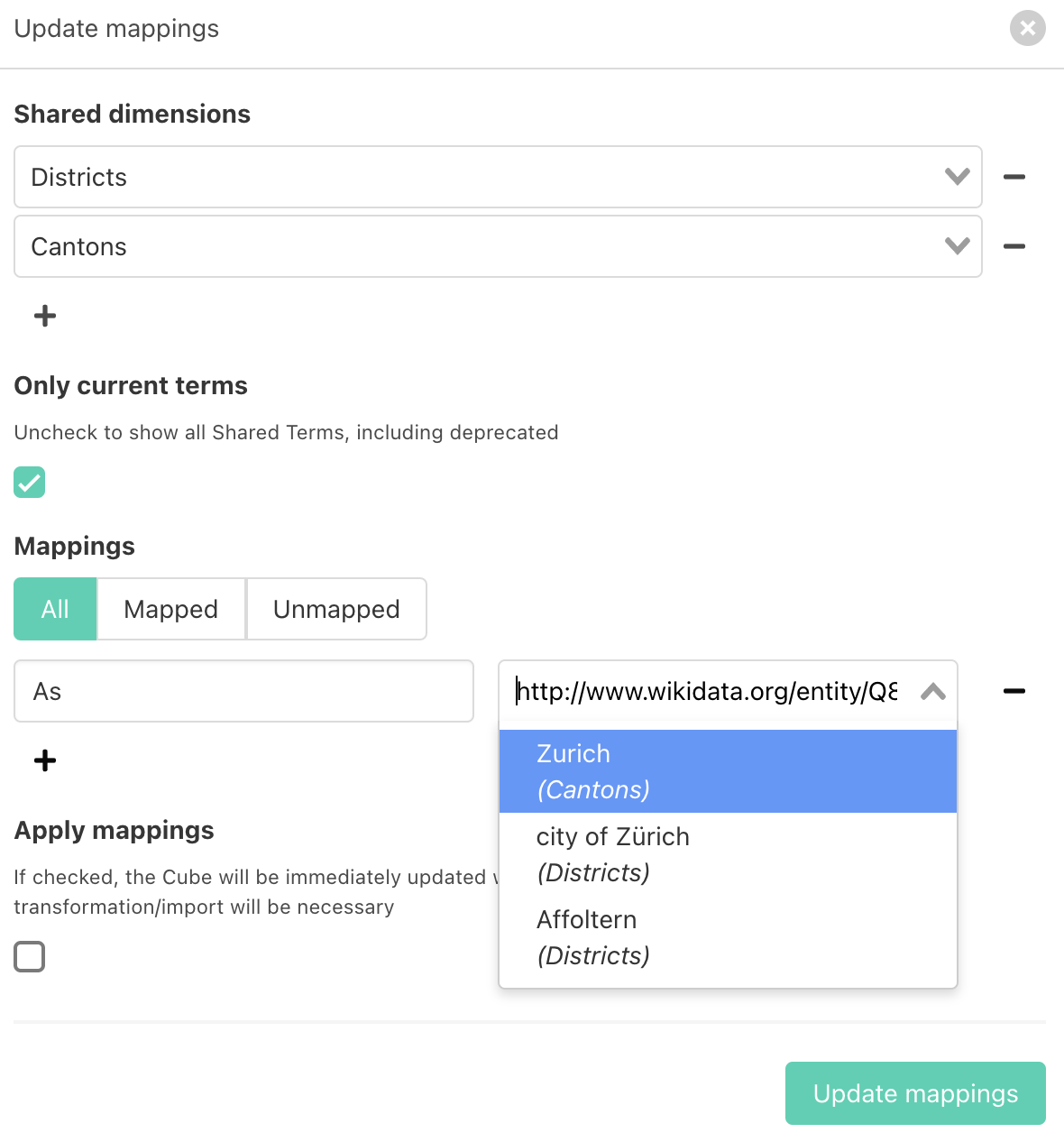 Add a hint on the Shared-Dimension Mapping to distinguish concepts. · Issue #1112 · zazuko/cube ...