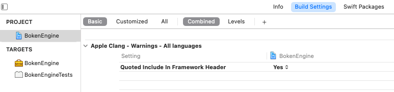 Build warning: "Quoted Include In Framework Header" · Issue #118 · boken-engine/boken-engine ...