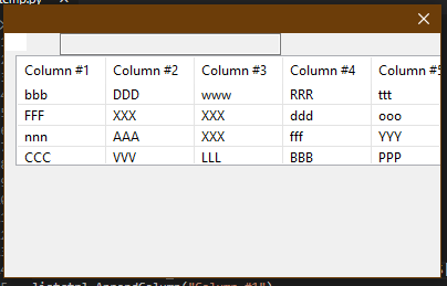 wx.LC_HRULES on Virtual ListCtrl makes other elements not render · Issue #1741 · wxWidgets ...