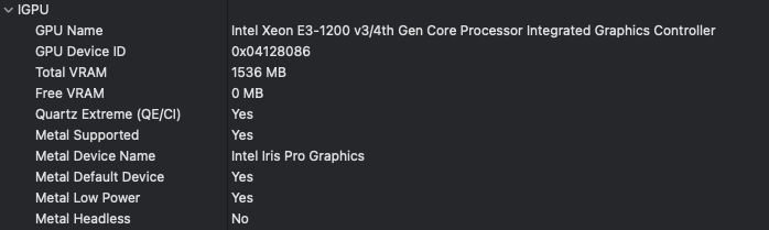 why IGPU shou 5200? · Issue #1 · samleong123/i5-4570-B85MG-HD4600-BigSur-Opencore-EFI · GitHub