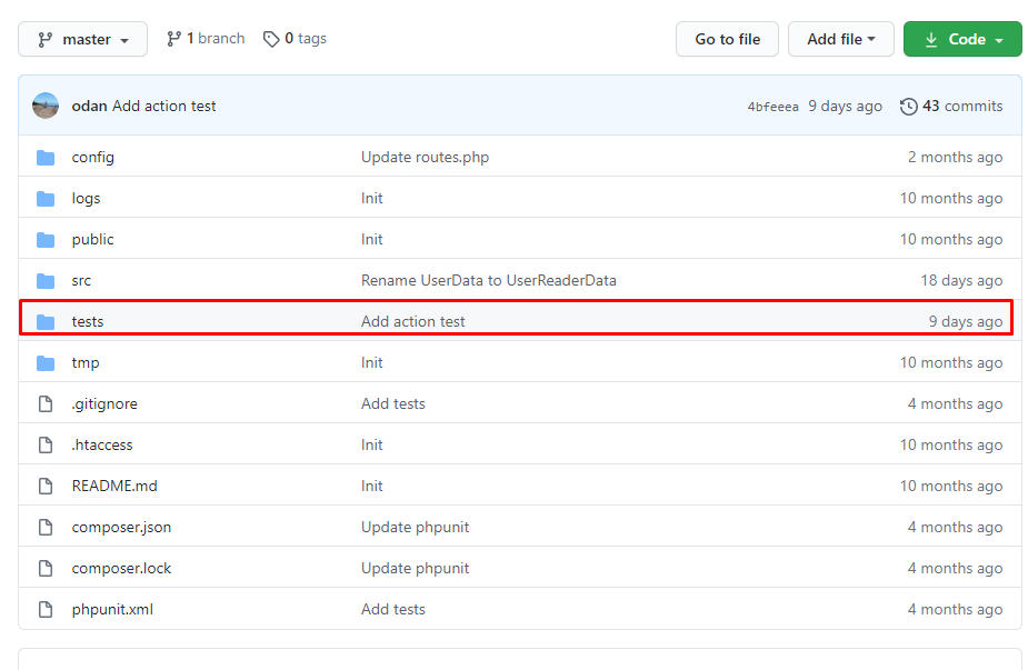 Directory structure are incomplete · Issue #9 · odan/slim4-tutorial · GitHub
