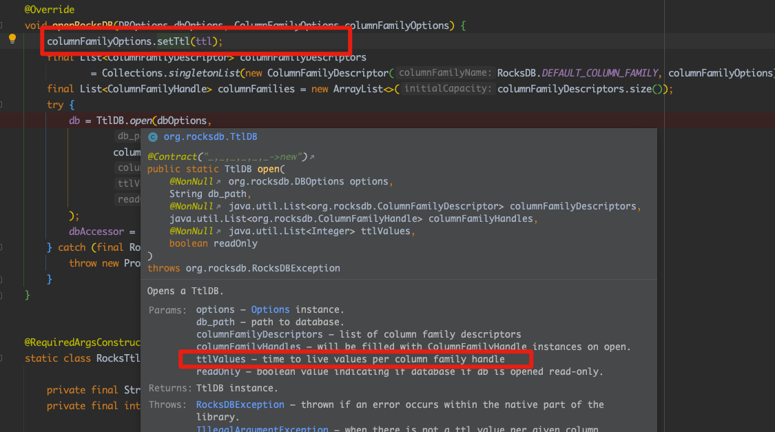 Question About Ttl · Issue 11397 · Facebook Rocksdb · Github