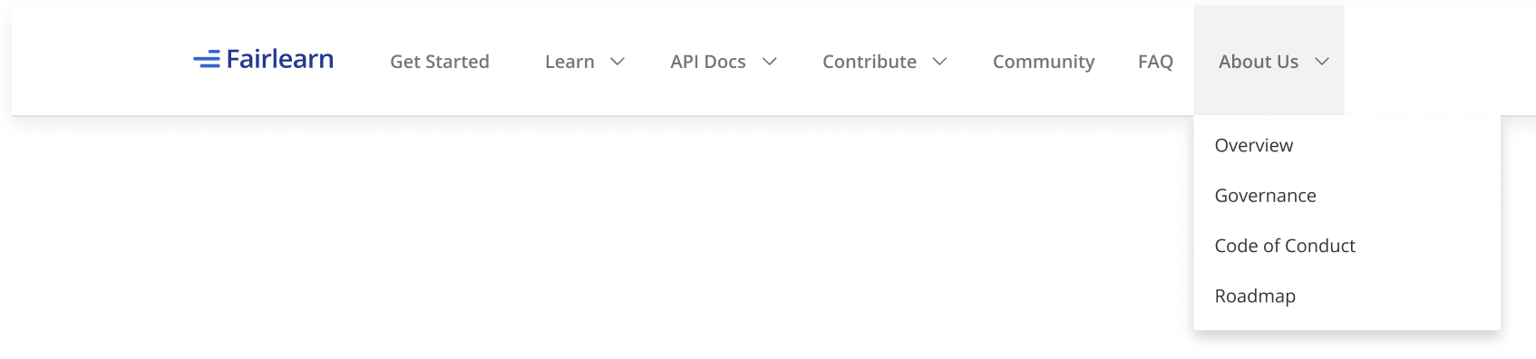 DOC: Revise website navbar menu structure to reflect website redesign · Issue #986 · fairlearn ...