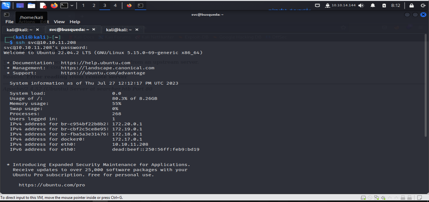 GitHub - MohamedKhaled7/Busqueda---HackTheBox: This is a walkthrough to get root access on a ...